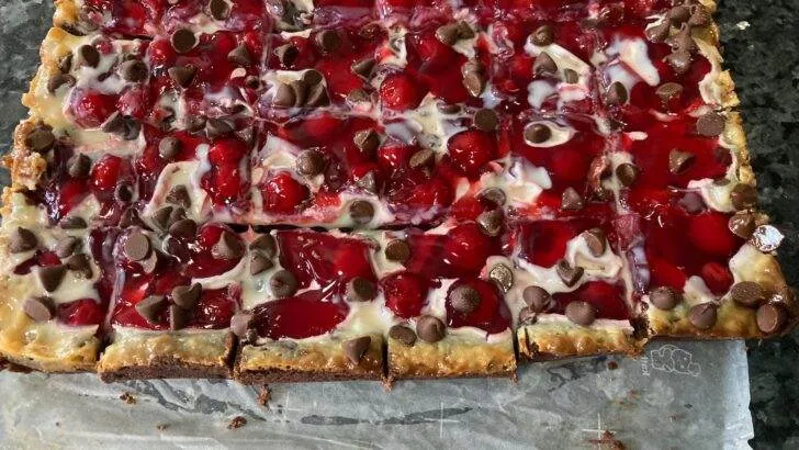 Easy Black Forest Bars (Black Forest Cheesecake Bars) - Out of the Box ...