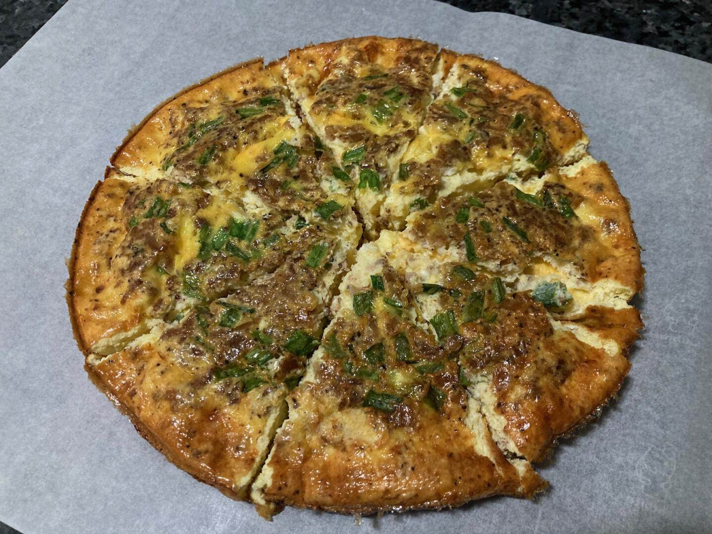 Simple Crustless Quiche - Out of the Box Baking