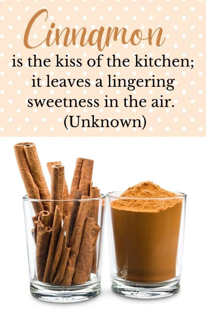 101 Tasty Quotes about Cinnamon - Out of the Box Baking