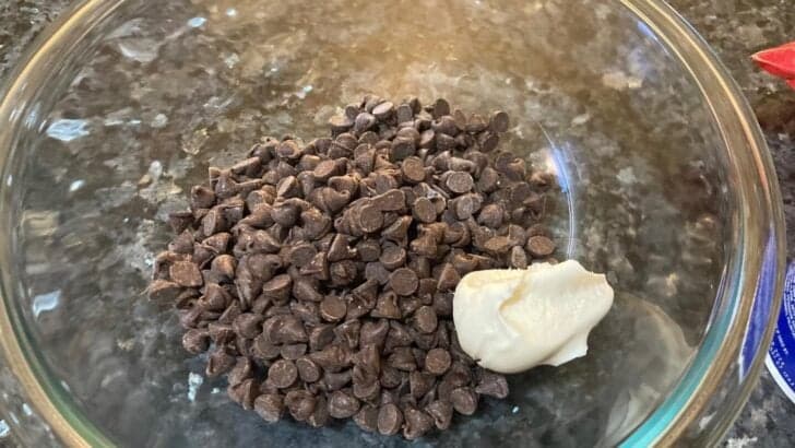 Simple Canned Frosting Fudge - Out of the Box Baking