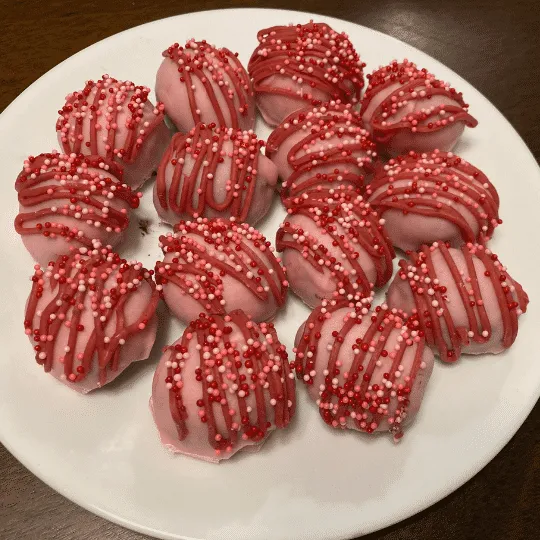 Valentine Oreo Truffles - Out of the Box Baking