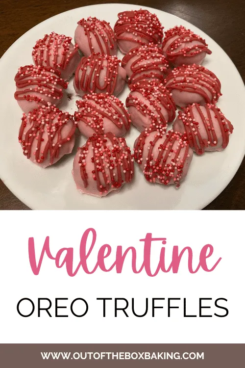 Valentine Oreo Truffles - Out of the Box Baking