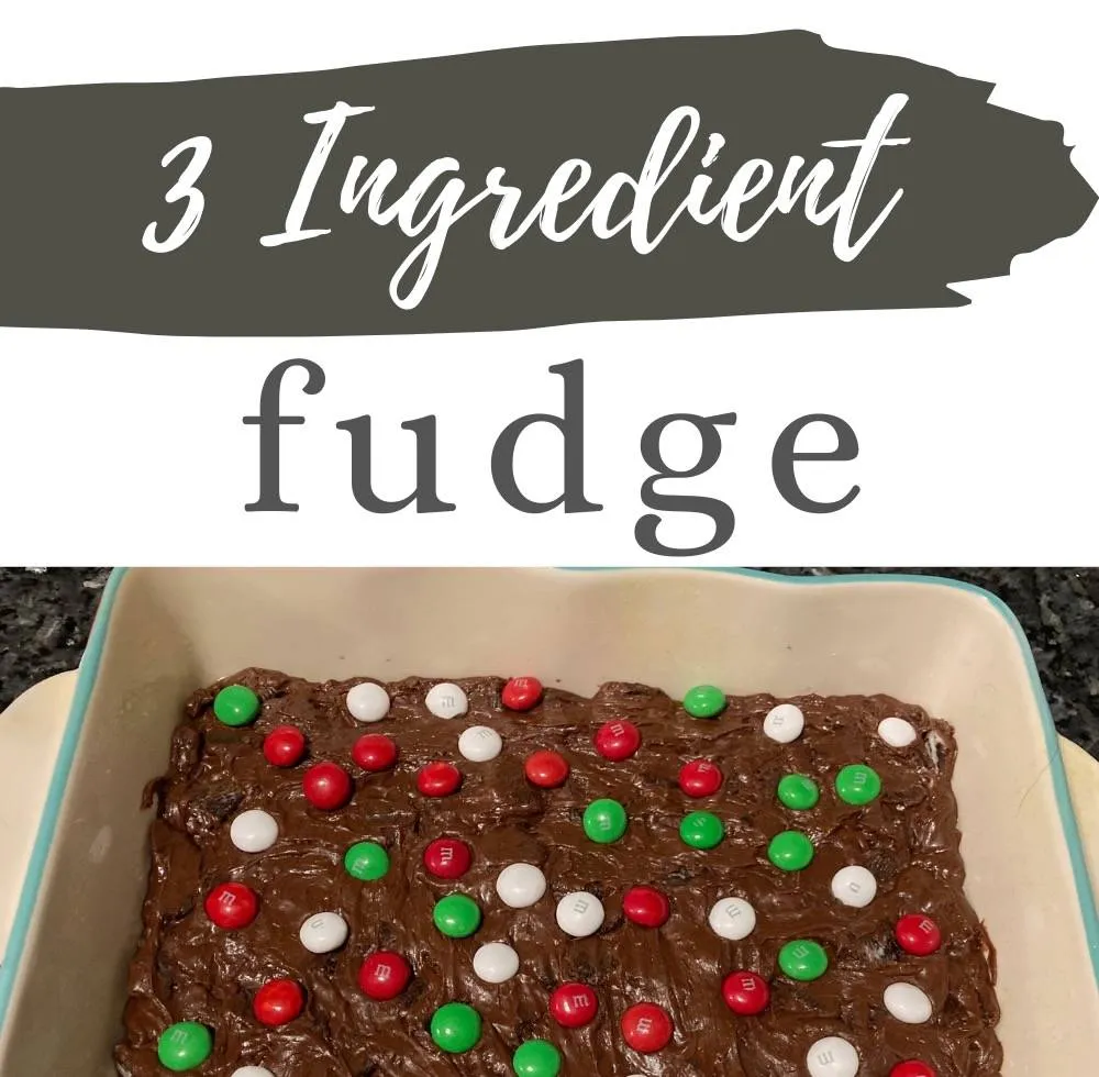 Easy 3 Ingredient Fudge - Out of the Box Baking