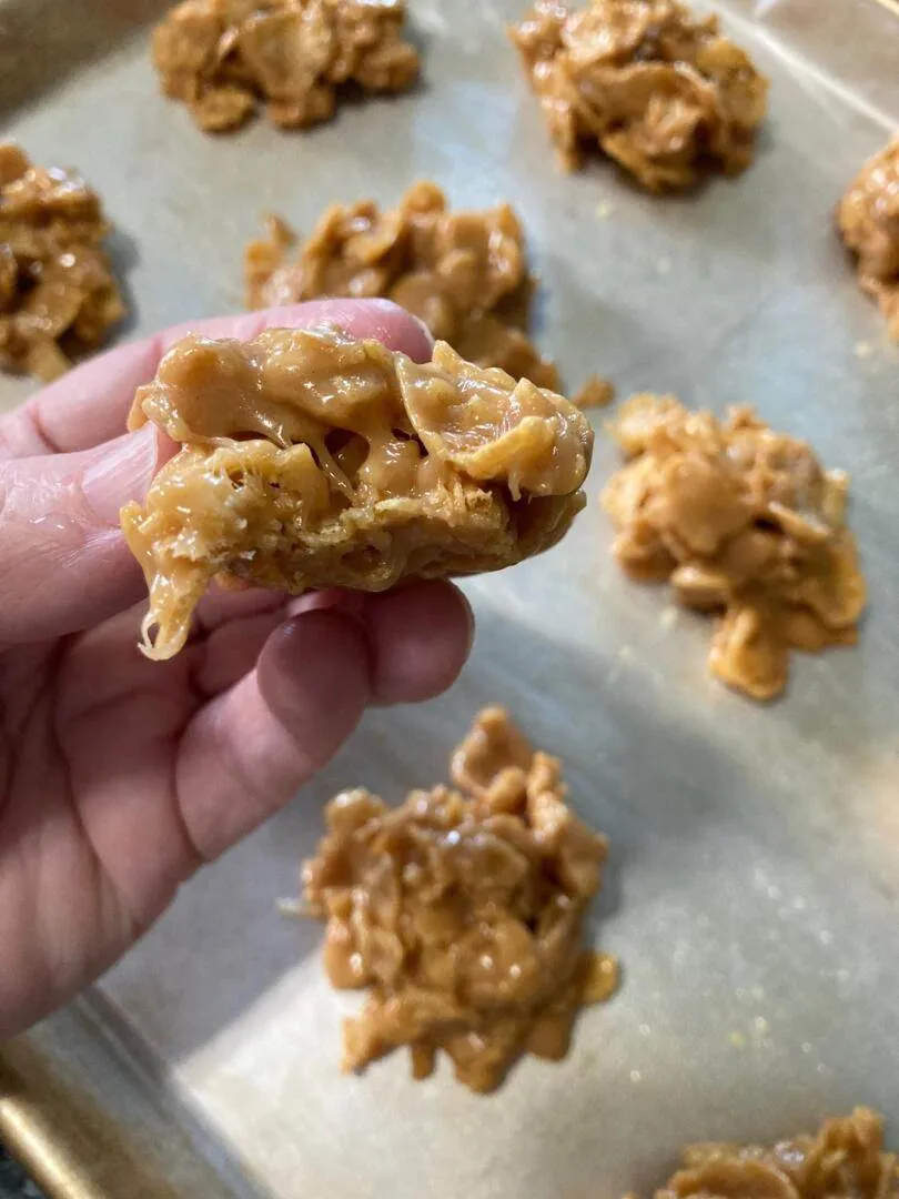 Old-Fashioned Cornflake Candy - Out of the Box Baking