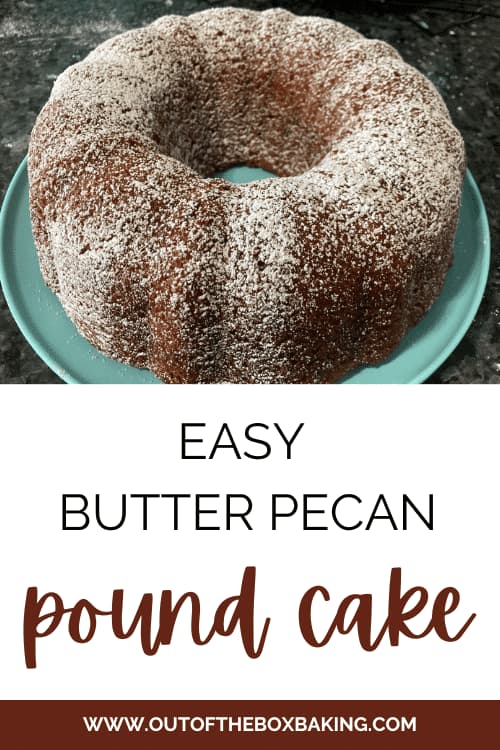 Easy Butter Pecan Pound Cake (with canned frosting baked inside) - Out ...