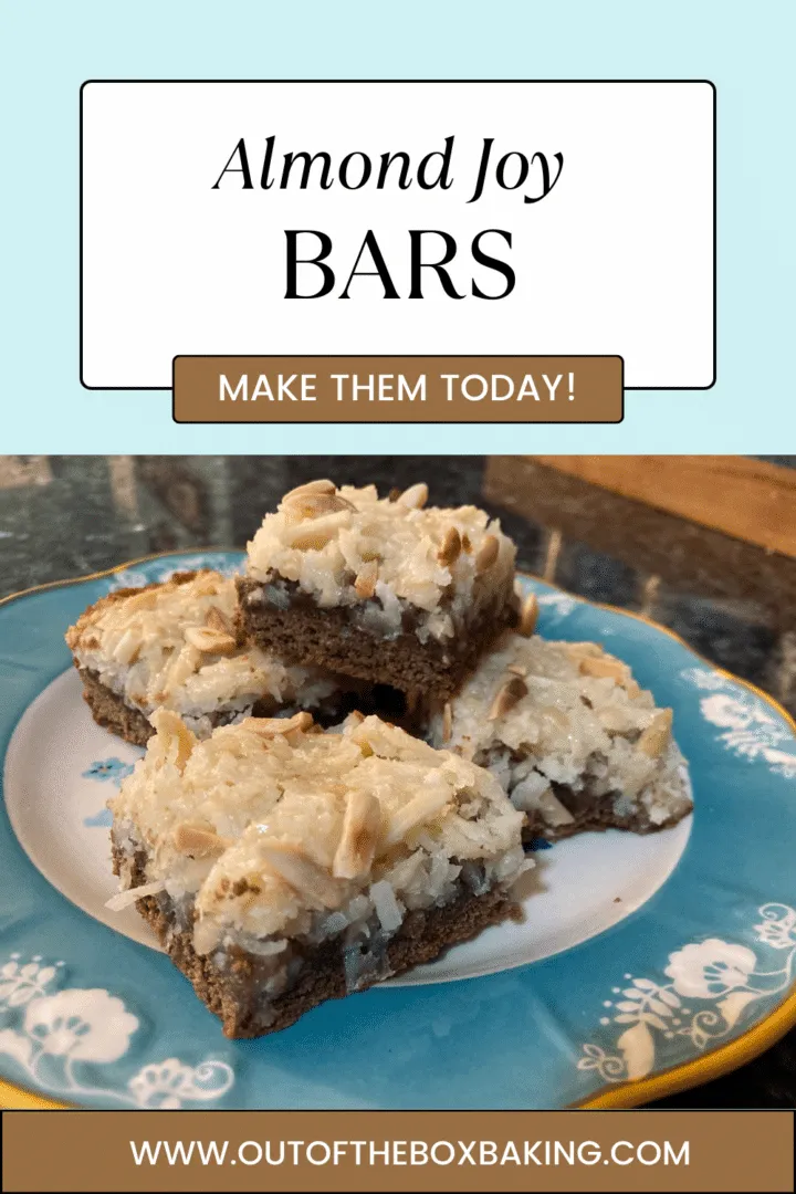 Easy Almond Joy Bars (Doctored Cake Mix) - Out of the Box Baking